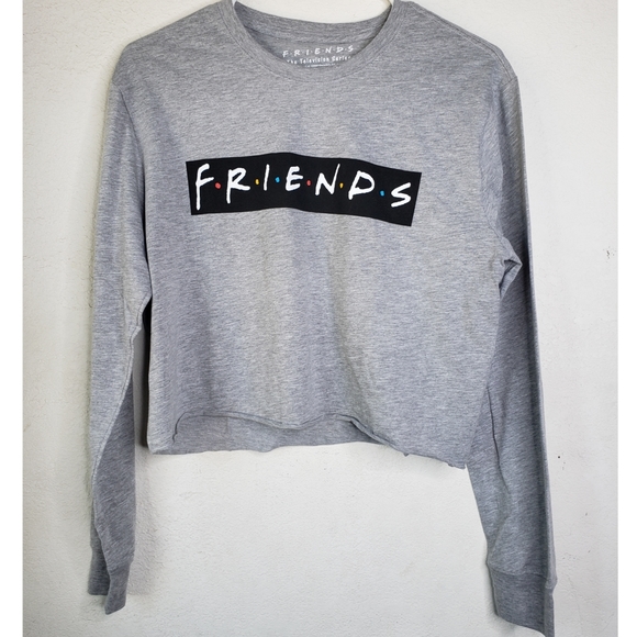 FRIENDS | Tops | Friends Long Sleeve Crop Top | Poshmark